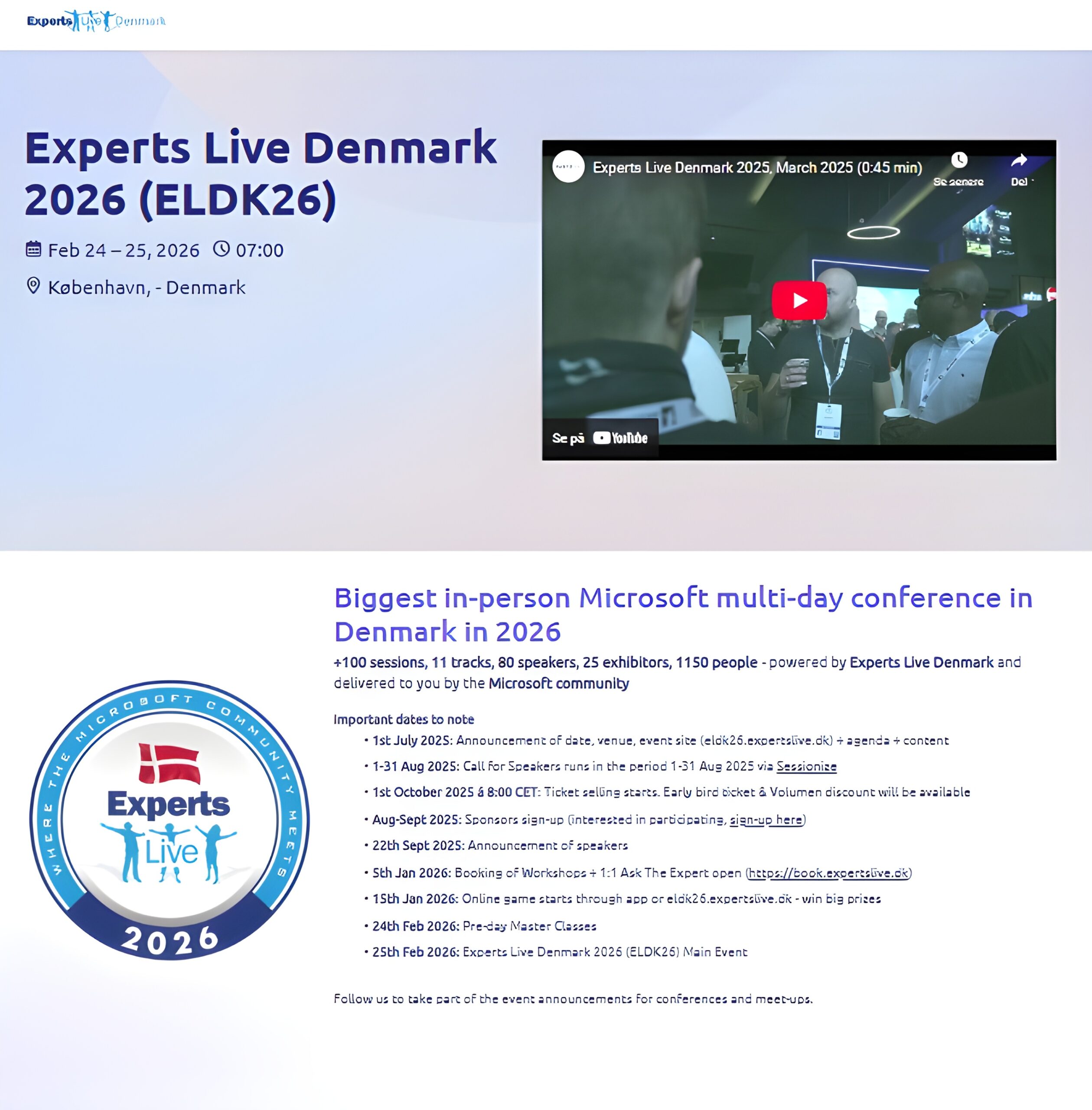 Experts Live Denmark - expertslive.dk